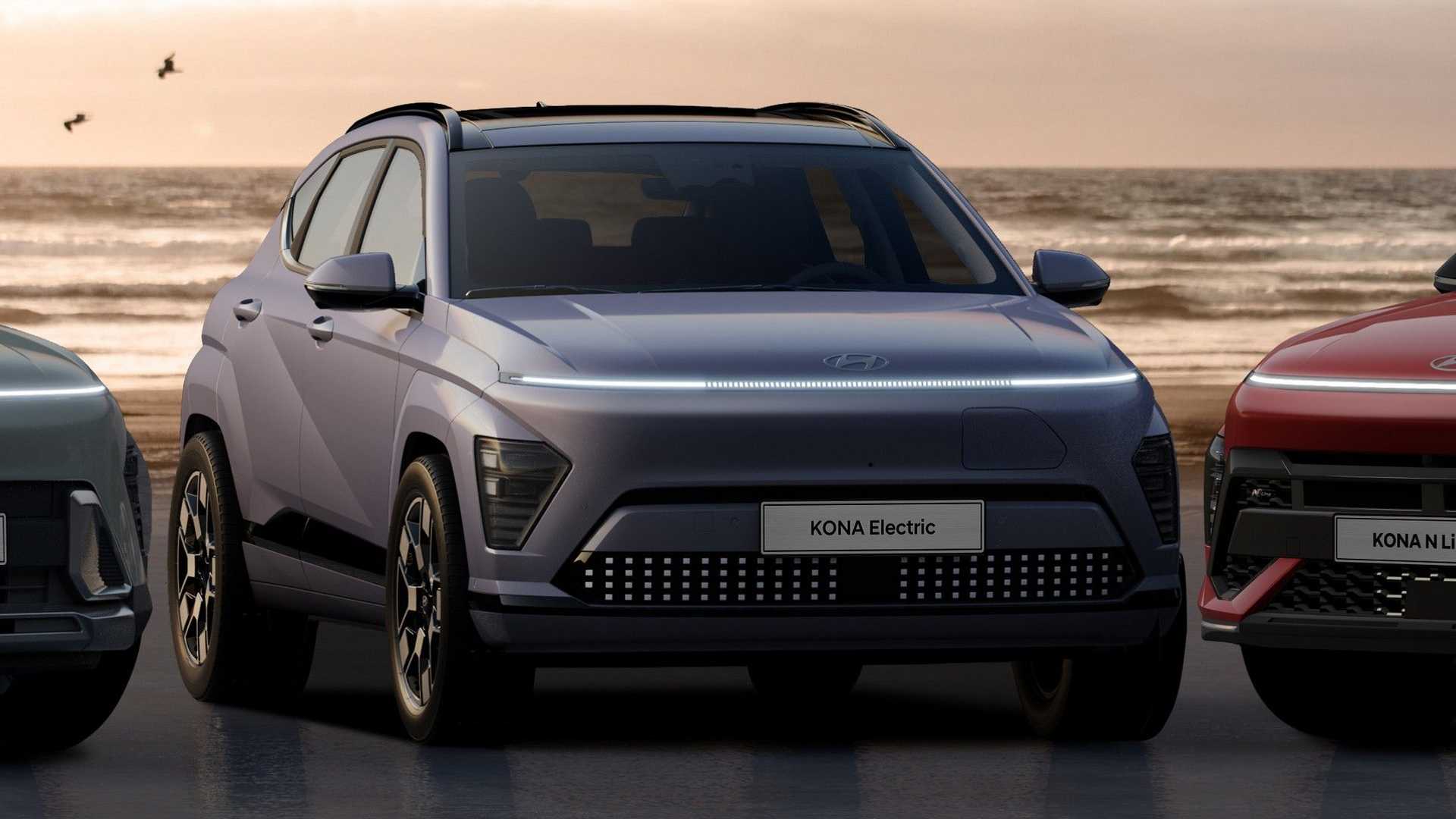 Посмотрите на новую Hyundai Kona 2 поколения
