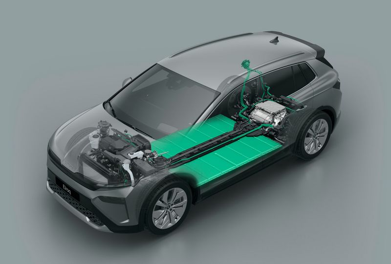 Купить Skoda Elroq EV 85 2WD 82.0 kWh HUD LED-Matrix Green 2025 EU в ...